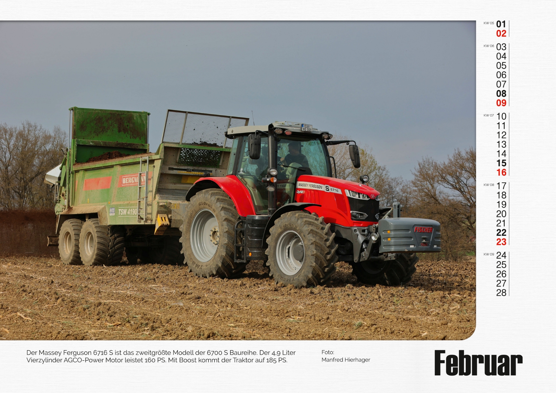 Massey Ferguson 2025 trekker kalender | Tractor Connection | Specialist ...