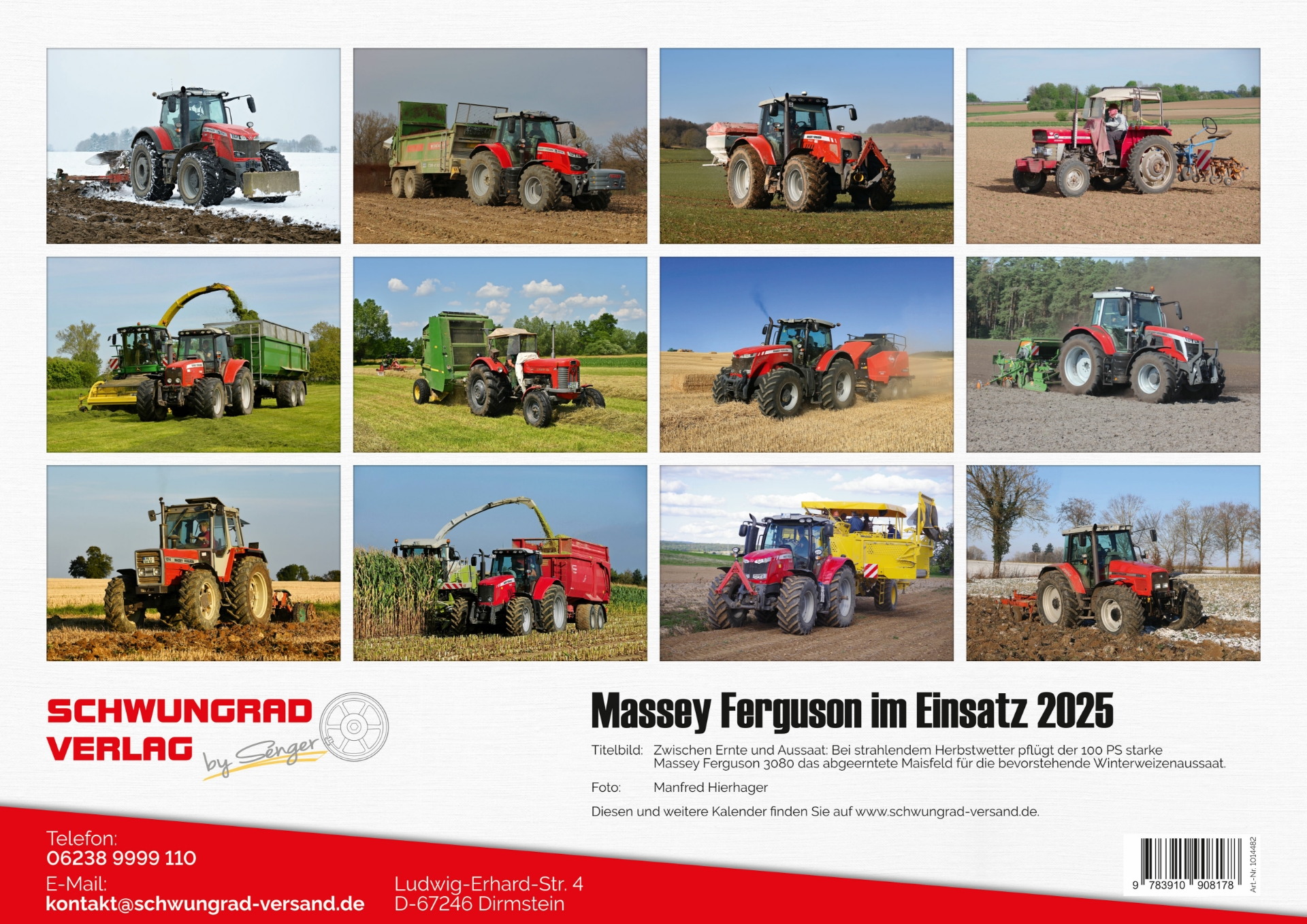 Massey Ferguson 2025 trekker kalender | Tractor Connection | Specialist ...
