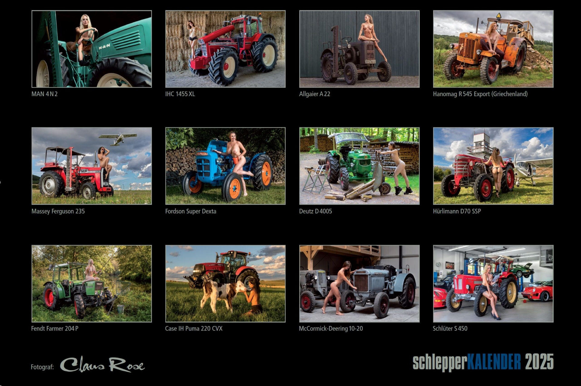 Claas trekker kalender 2024 | Tractor Connection | Specialist in ...