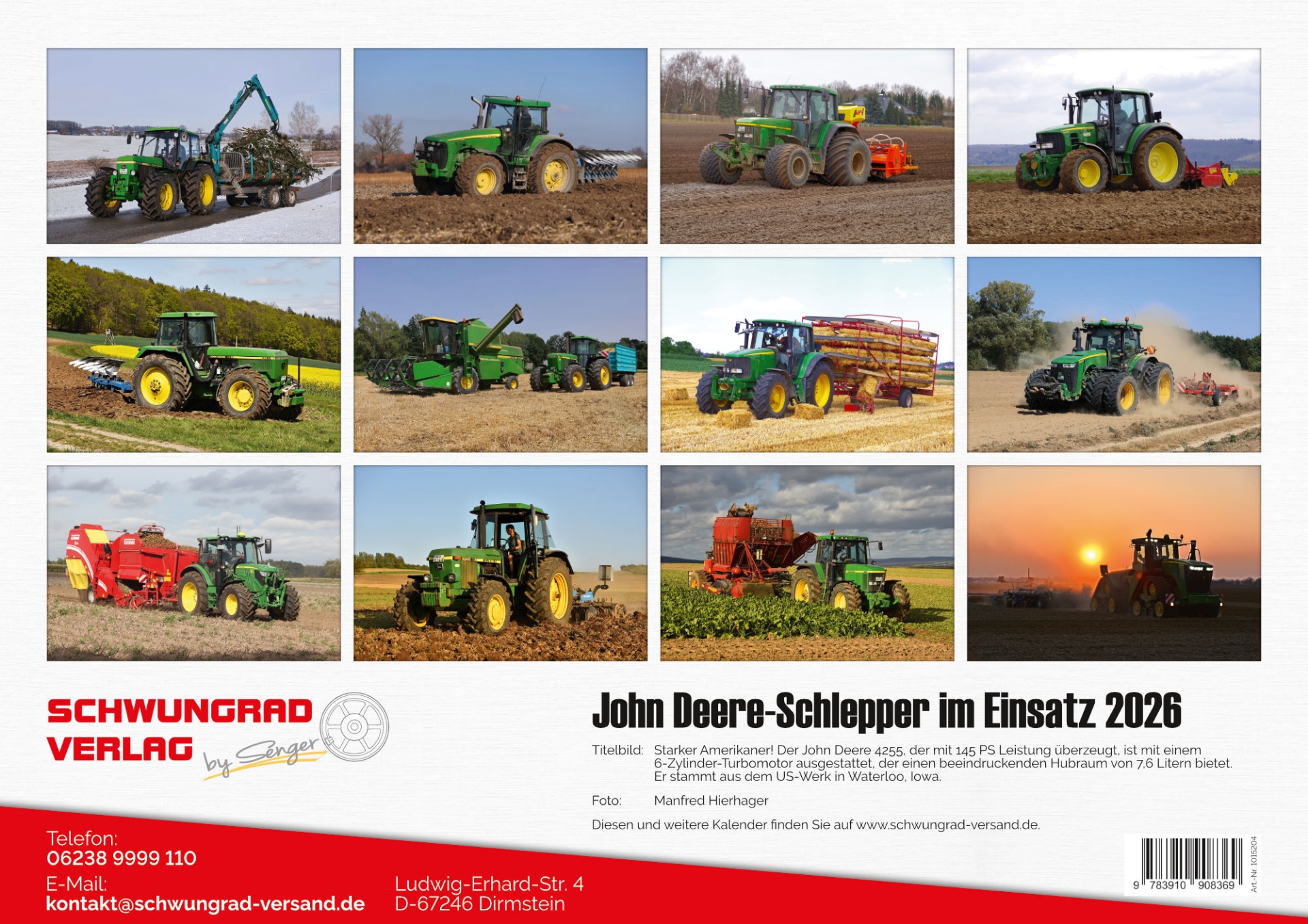 John Deere trekker kalender 2026 | Tractor Connection | Specialist in ...