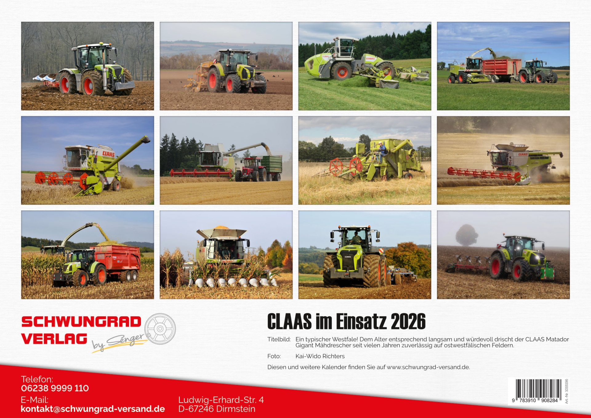 claas-trekker-kalender-2026 | Tractor Connection | Specialist in ...